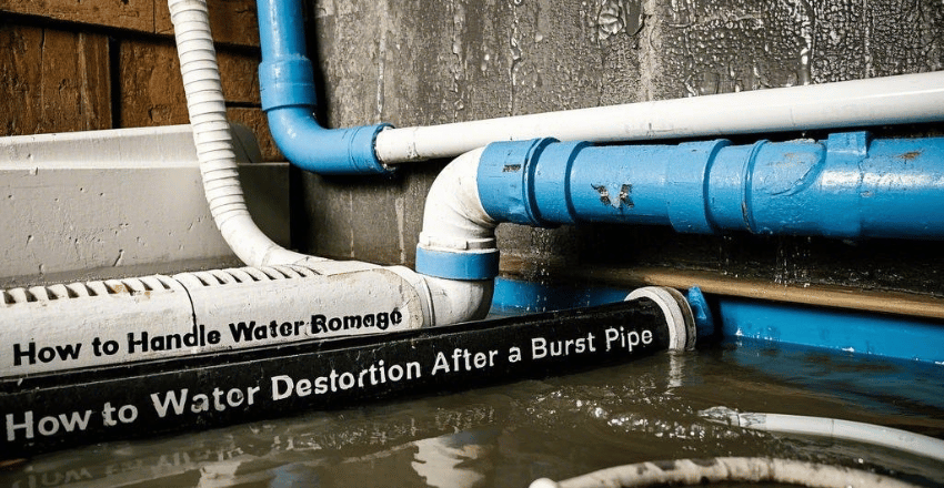 How to Handle Water Damage Restoration After a Burst Pipe